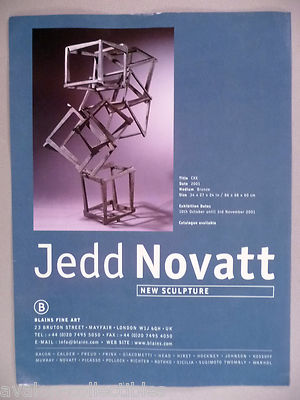 Jedd Novatt Art Gallery Exhibit PRINT AD - 2001 | eBay