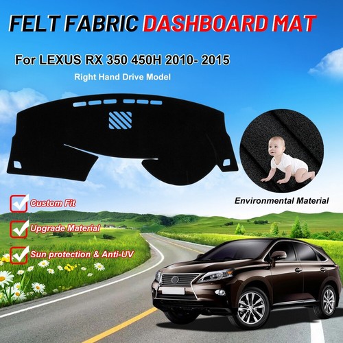 AU Nonslip Felt Fabric Dash Mat for LEXUS RX 350 450H 2010-2015 ...