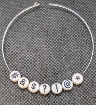 7 Beads Letter Alphabet DIY SWEAR CUSS $ & @ * # ! ? | eBay