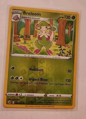 Breloom 005/264 - Fusion Strike - Reverse Holo - Uncommon | eBay