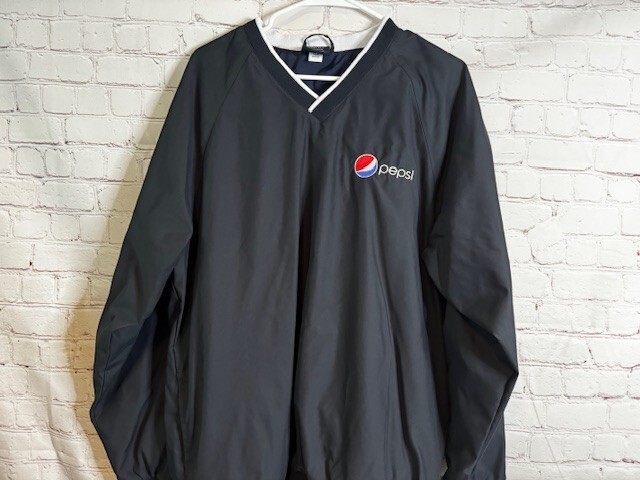 Pepsi Mens Employee Uniform Pullover Size Medium - Gem