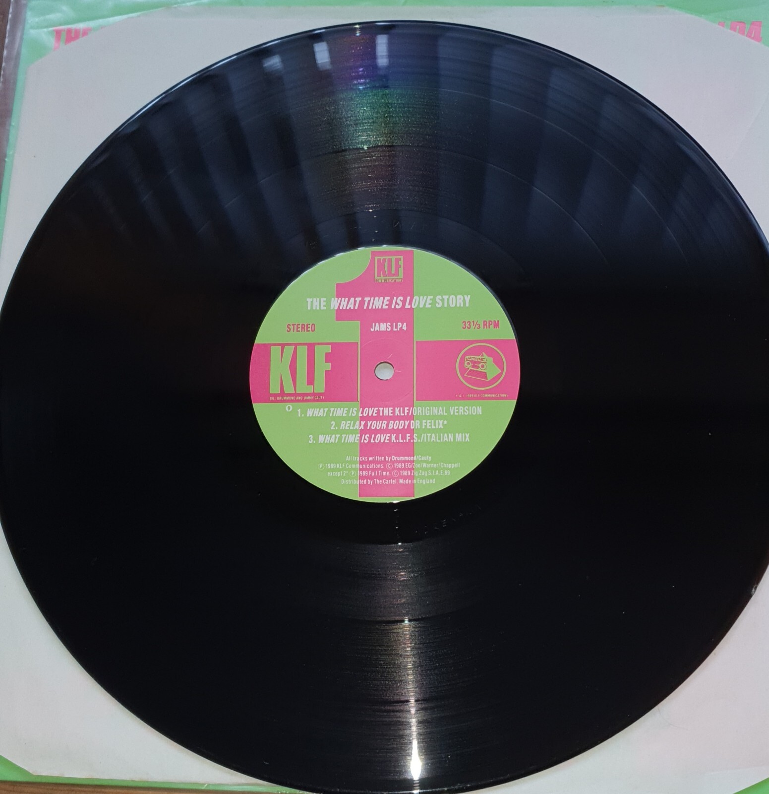 The KLF What Time Is Love Story UK Vinyl LP KLF Communications JAMSLP4 ...