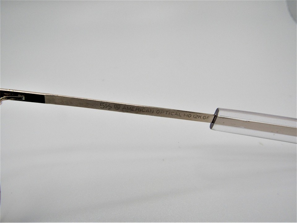 Vintage American Optical AO Aviator Sunglasses 1/10 12K GF Excellent ...