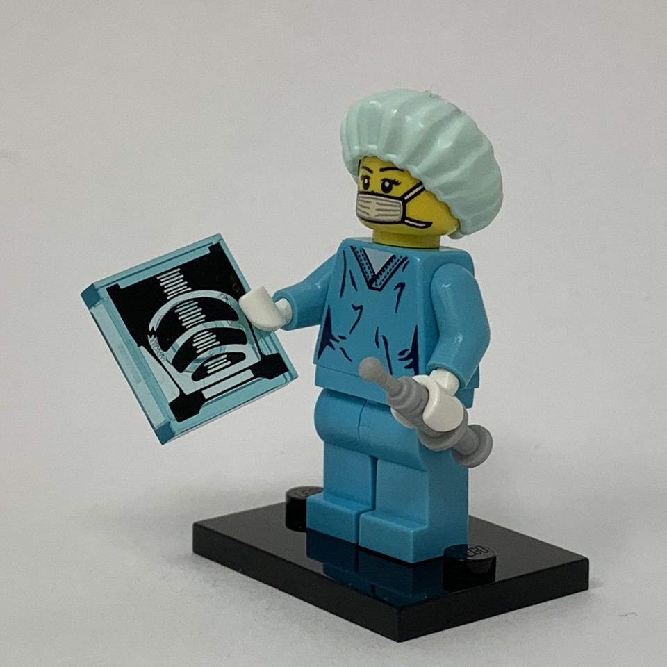 Lego Surgeon Minifigure Collectible Series 6 CMF Complete w/ X-Ray ...