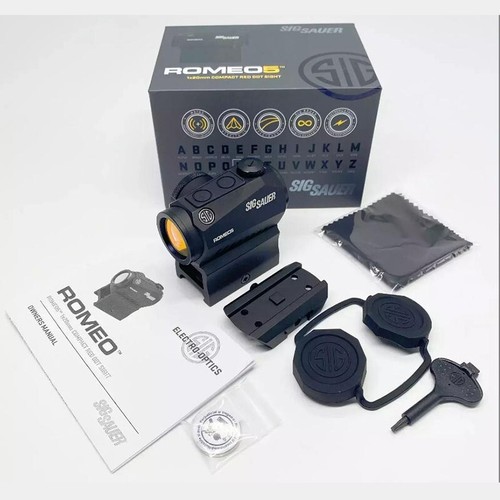 SIG SAUER ROMEO5 1x20mm 2MOA Red Dot Sight Original Package SOR52001 W ...