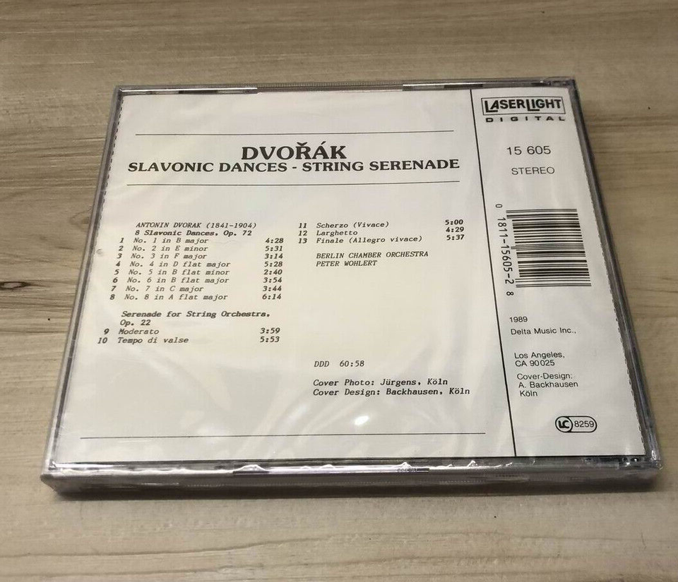 DVORAK : Slavonic Dances / String Serenade [ CD ] Digital Recording ...