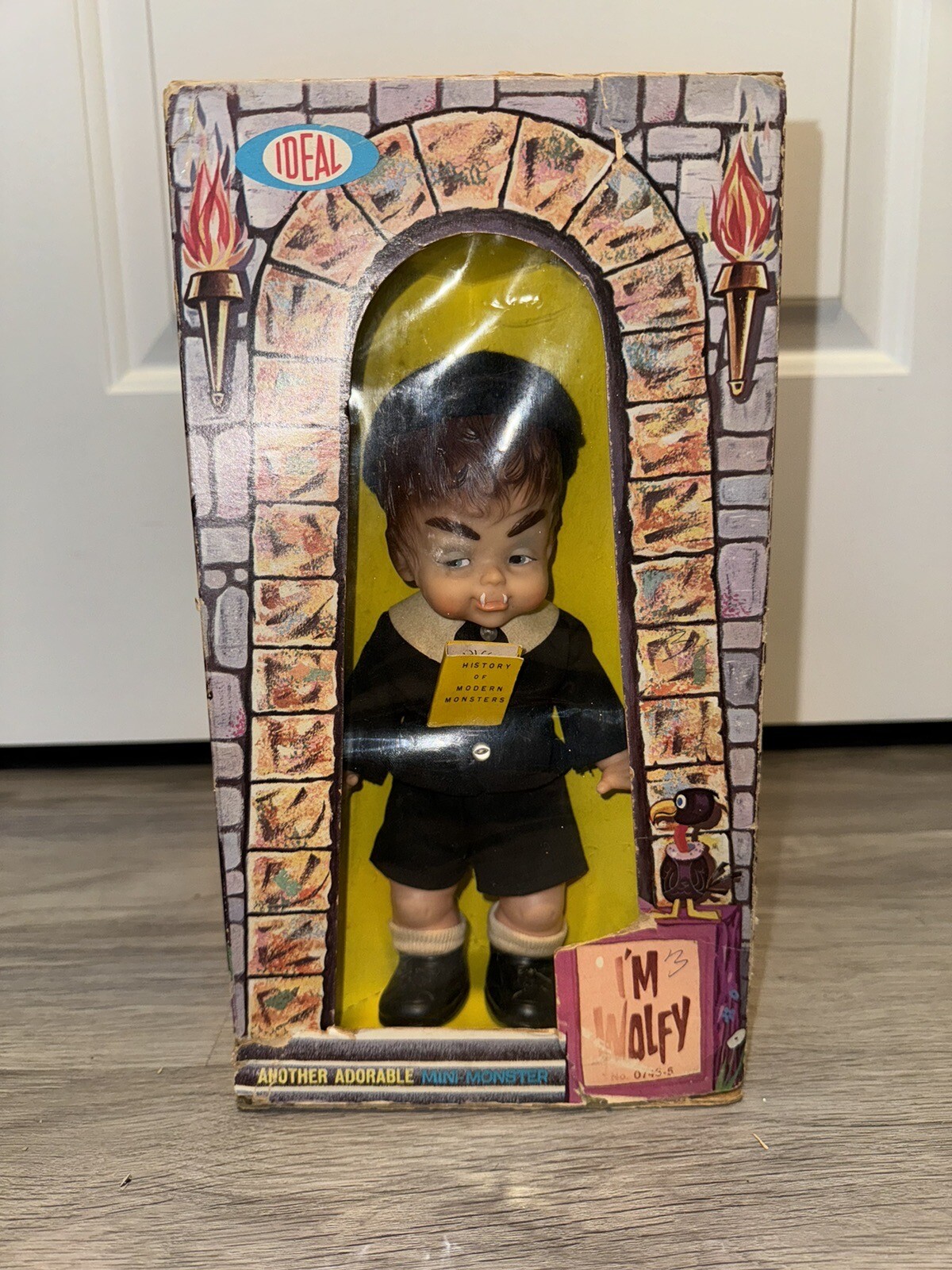 Vintage RARE 1964 Ideal Mini Monster Wolfy Doll Aka Munsters In Box All ...