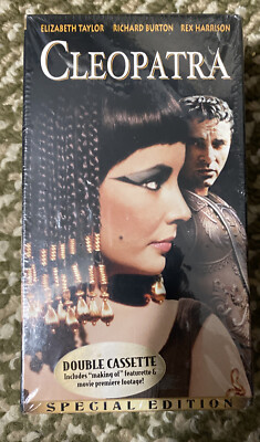 Cleopatra VHS 2-Tape Box Set in HiFi Stereo Factory Sealed 86162114335 ...