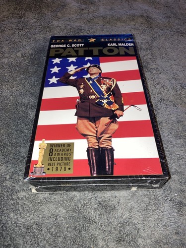 PATTON VHS 1970 Sealed w/Watermark NICE NOS New OOP 2001 Limited ...