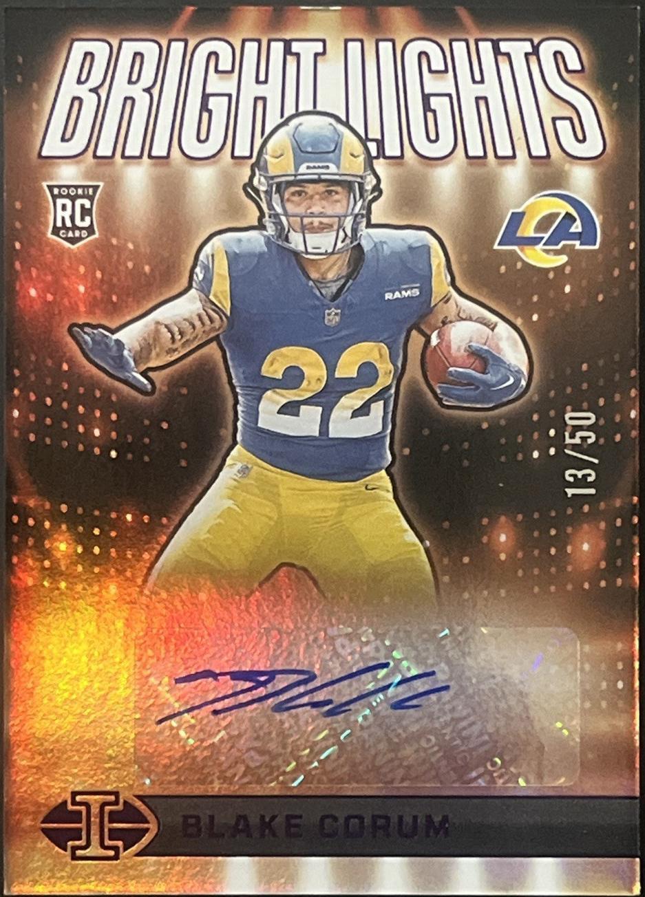 2024 Panini Illusions - Bright Lights Signatures Blake Corum #BLS-BCM ...
