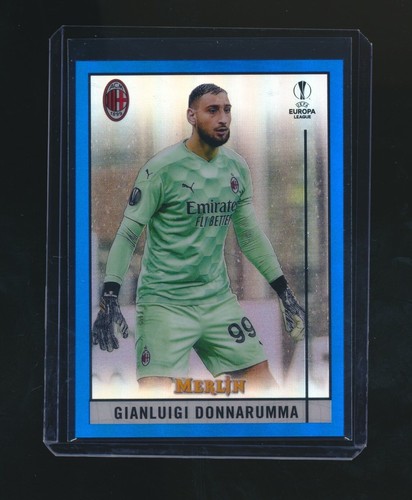 GIANLUIGI DONNARUMMA 2020-21 TOPPS MERLIN BLUE PARALLEL 28/75 #77 | eBay