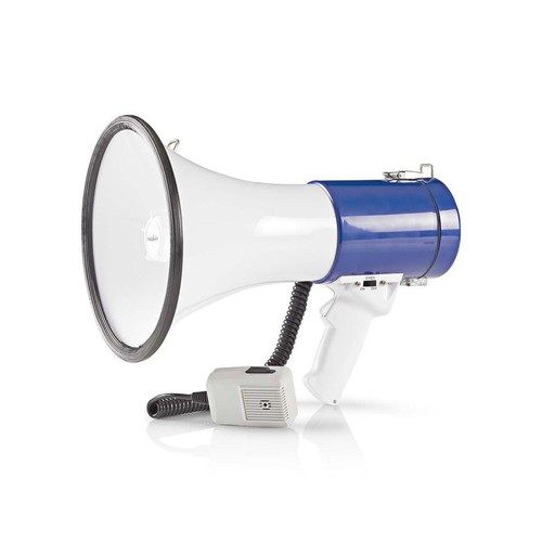 PORTABLE MEGAPHONE SIREN LOUD HAILER SPEAKER WHISTLE SPORTS HANDHELD ...