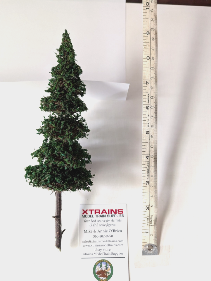 MOOSE CREEK TREES - Fir / Pine Trees (8" x 10 Trees) Model Trees - HO N ...