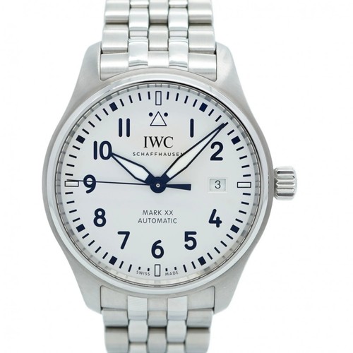 IWC Schaffhausen Pilot's Watch IW328208 Silver Dial Men's GZl1aond | eBay
