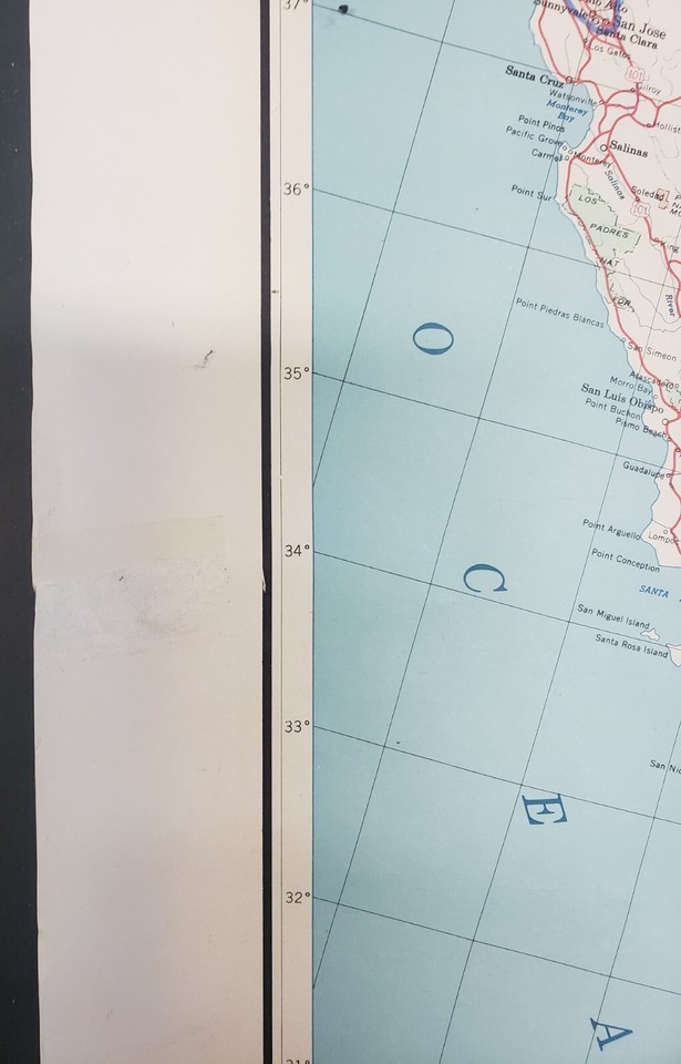 US DOT Federal-Aid Highways MAP 1975 National System of Interstate ...