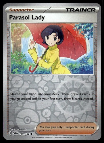 Parasol Lady Reverse Holo 2023 Pokemon Paradox Rift PAR #169 | eBay