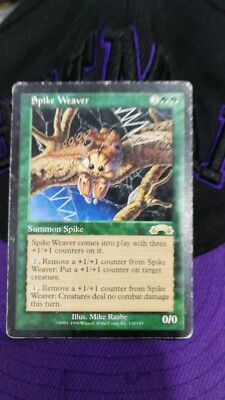 SPIKE WEAVER Exodus MTG Green Creature Â— Spike RARE HP | eBay