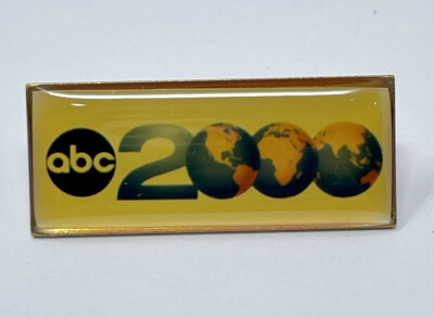 Vintage ABC 2000 THE MILLENNIUM Pin - Television Promo Crew Badge | eBay