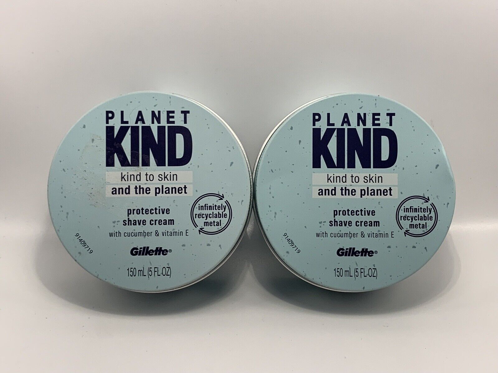 2 Ct Gillette 5 Oz Planet Kind Protective Shave Cream With Cucumber ...