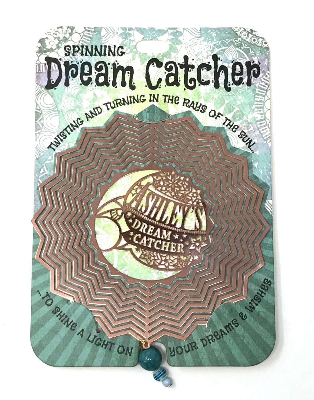 Personalized Spinning Dream Catcher Window Gift Garden Names Choose ...