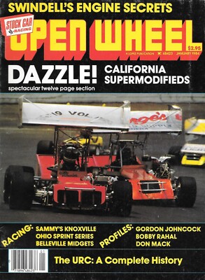 Open Wheel Magazine January 1984 California Supermodifieds Bobby Rahal ...