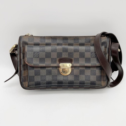 Louis Vuitton Damier Ravello GM N60006 Shoulder Bag Brown Crossbody ...