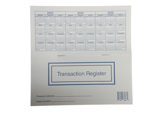 10 Checkbook Transaction Registers 2023 2024 2025 Calendar Check Book ...
