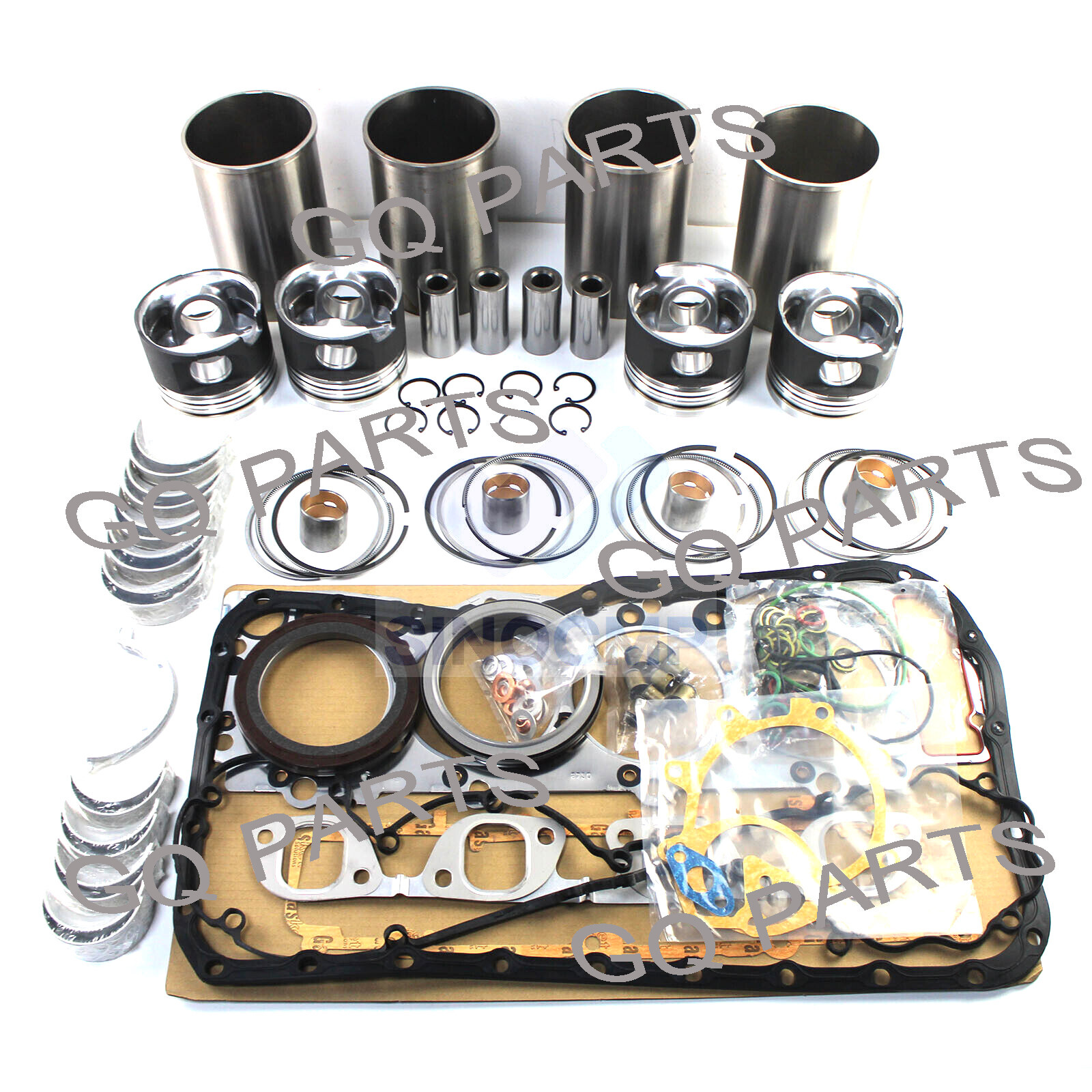 For Isuzu Forklift 4HF1 Diesel Overhaul Engine Rebuild Kit Truck 8 ...