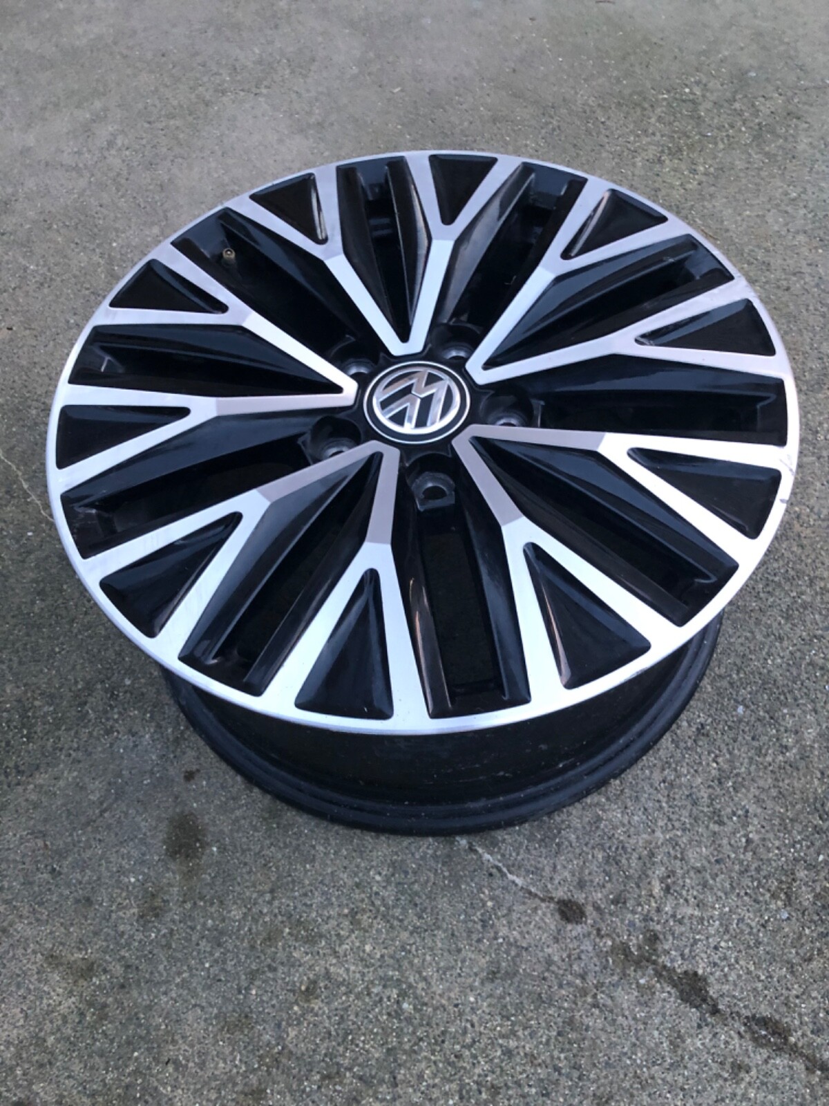 2019-2021 Volkswagen Jetta OEM Aluminum Black Wheel Rim 16x6.5 CNC ...