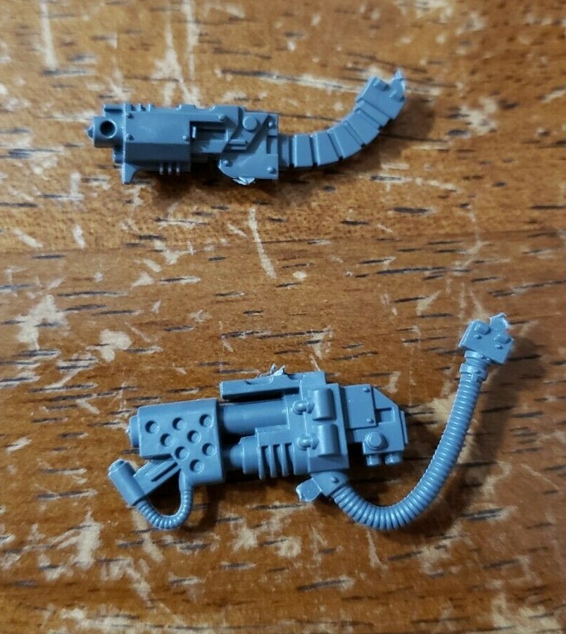 Warhammer 40K Space Marine Bits Venerable Dreadnought Flamer & Storm ...