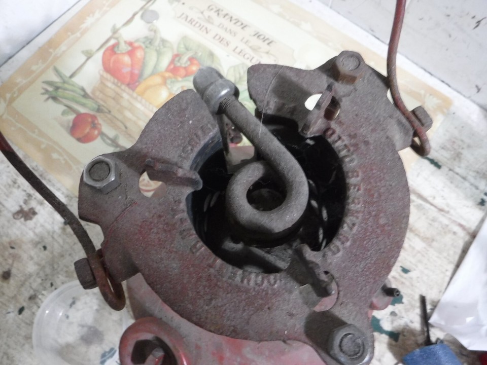 VINTAGE PLUMBERS LEAD MELTING FURNACE STOVE POT BURNER SMELTER ...