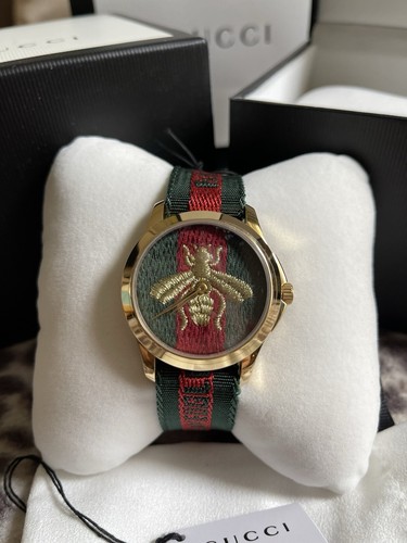 Gucci G-Timeless Le Marche Des Merveilles Nylon Bee Watch - YA126487A ...