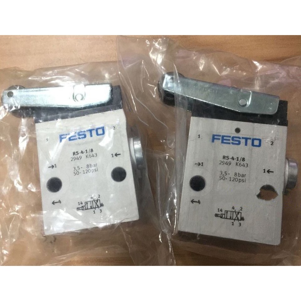 Festo RS-4-1/8 2949 Roller Lever Valve New One Free Shipping RS41/8 | eBay