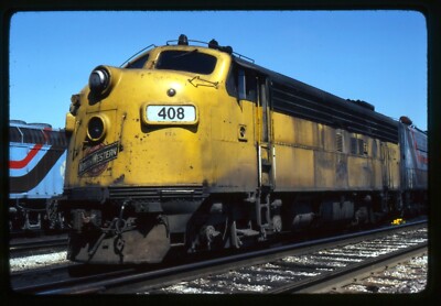 Railroad Slide - Chicago North Western #408 F7A Locomotive 1981 Vintage ...
