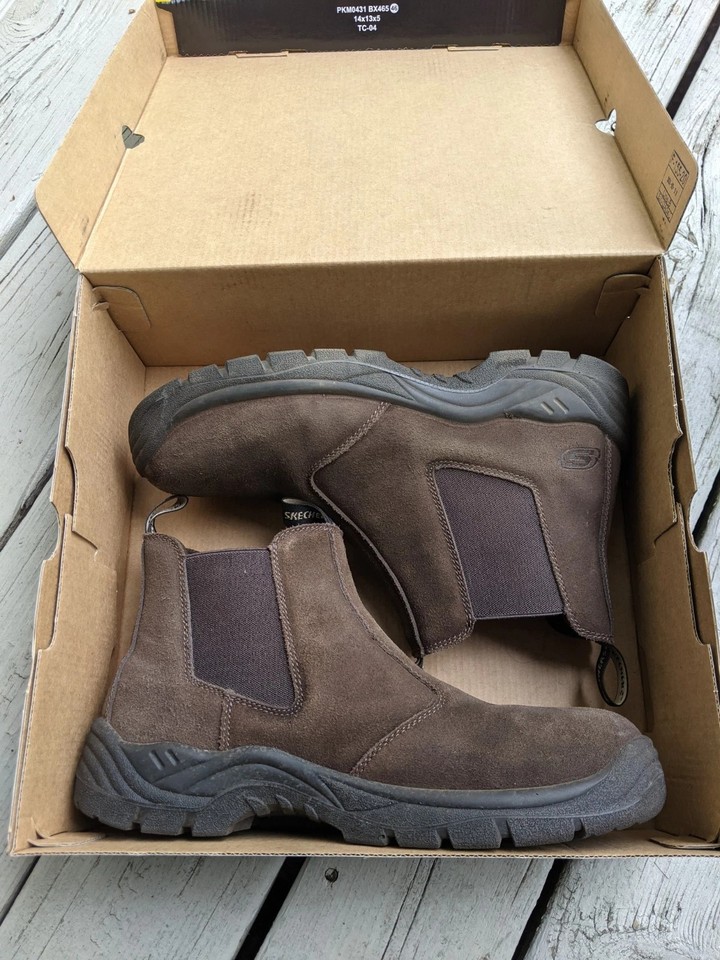 New! Sketchers Size 12 Work Boots. | eBay