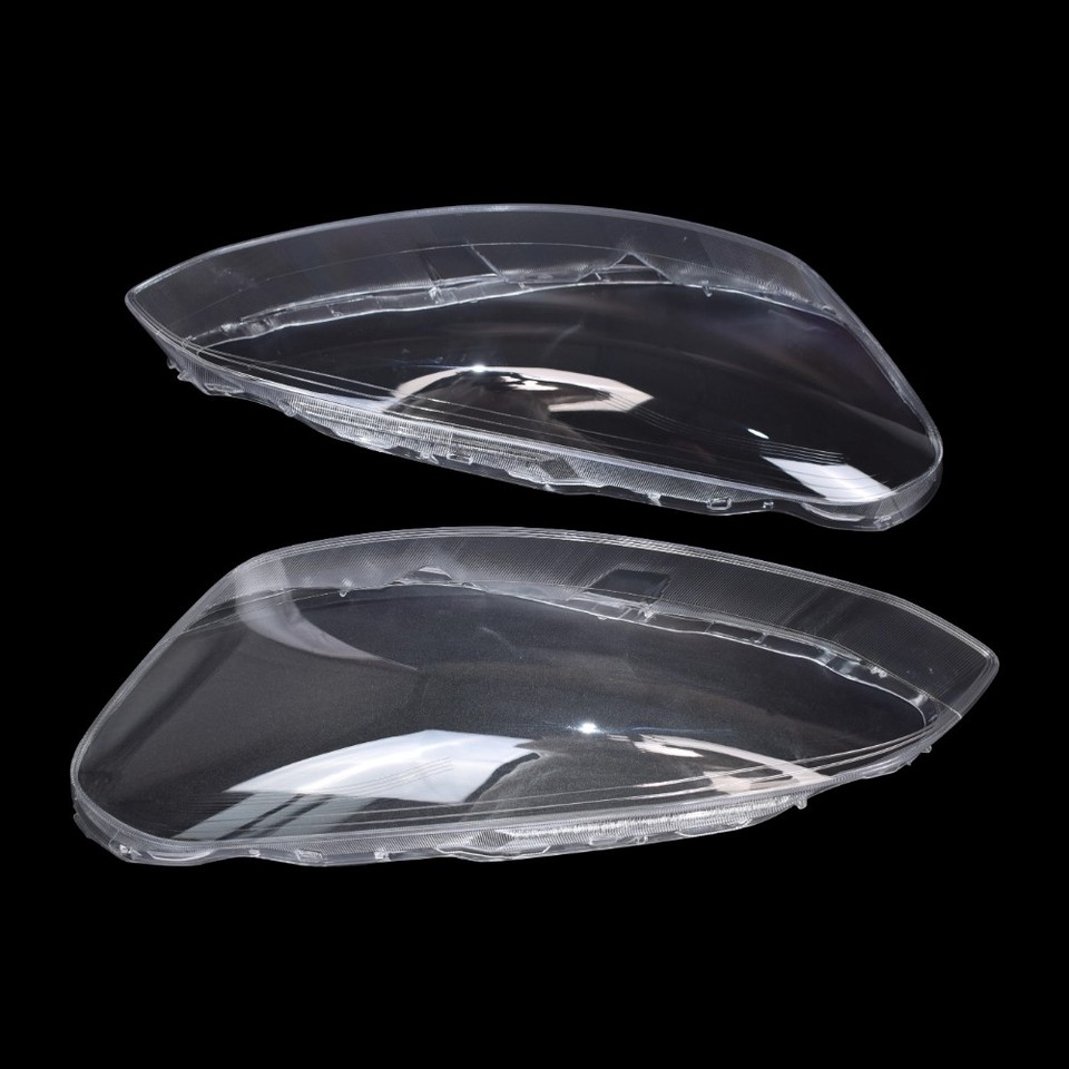 A Pair Headlight Lens Cover+Glue Replacement For Volvo XC60 2014-2017 ...