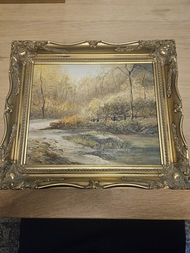 Oil Painting by Ann Celia Freeman Original Vintage Oil Work Hand ...