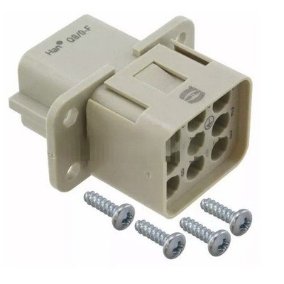 1X 09120083101 connector female core HAN-Q8/0-F cold-pressed 8-pin 16A ...
