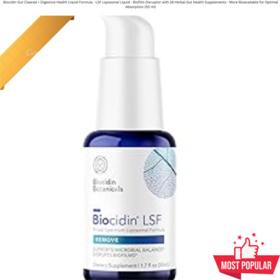 Gut Cleanse + Digestive Health Liquid Formula - LSF Liposomal Liquid ...