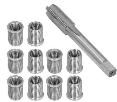 Camrusic Spark Plug Thread Repair kit helicoil M10x1.25 Bolt - M12x1.25 ...