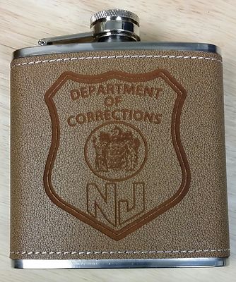 NJDOC New Jersey Department of Corrections Leather & Stainless Steel ...