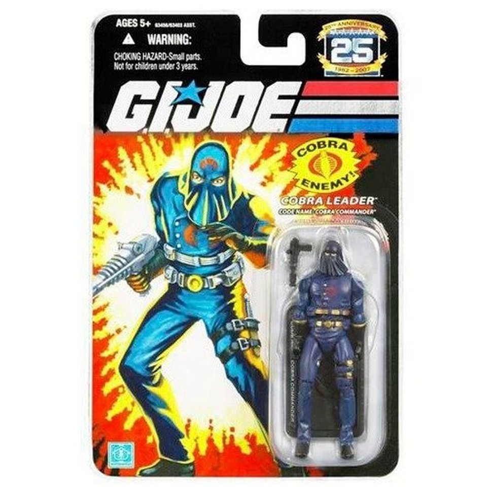 G.I. Joe 25th Anniversary: Hooded Cobra Commander (Cobra Leader) 3.75 ...