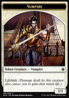 MRM English 4x token - Jeton Vampire 1/1 Lifelink Lien de vie MTG magic ...
