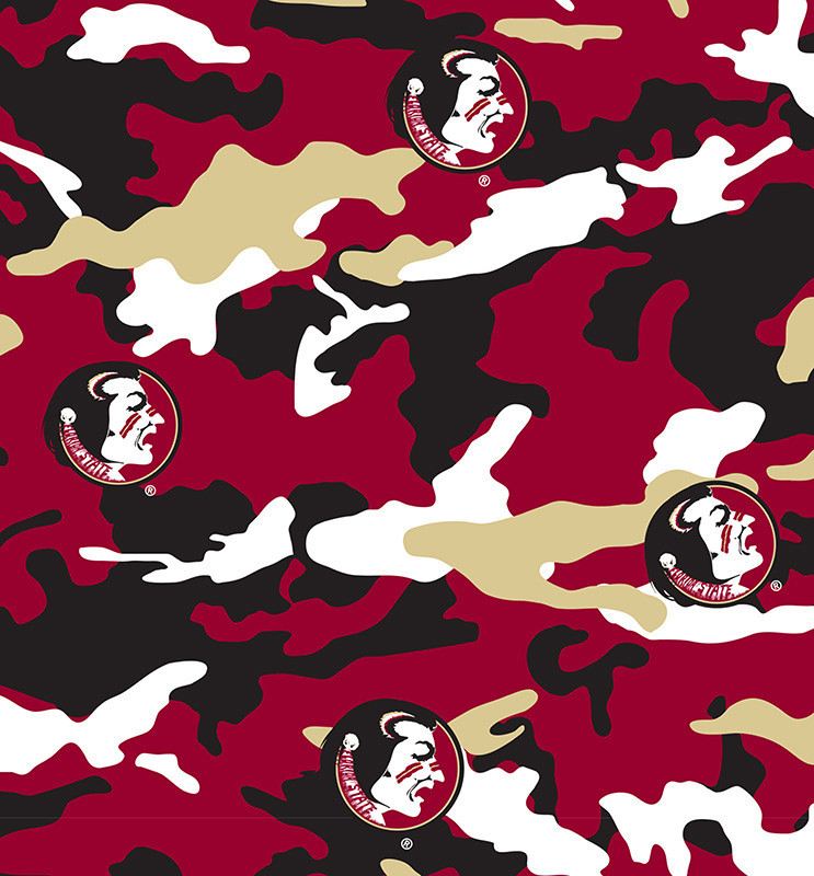Florida State University FSU Seminoles Cotton Fabric by the Yard-ALL ...