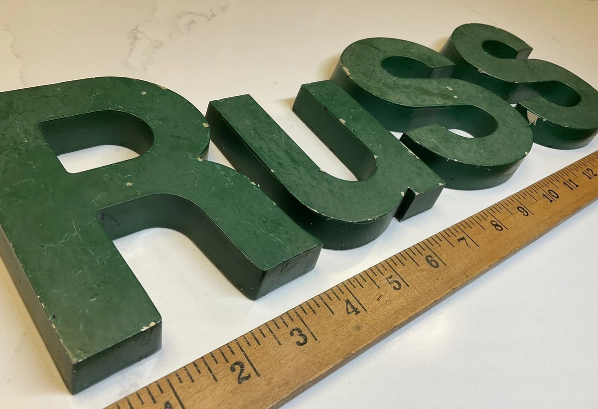 Vintage Sign Letters