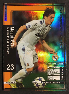 2010-11 Panini WCCF World Class OM Mesut Ozil Real Madrid refractor ...