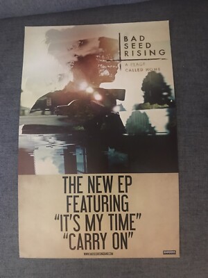 Bad Seed Rising ‘A Place Called Home’ Album Release Poster | eBay