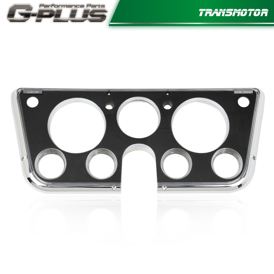 Fit For 1967-1972 Chevy C10 Truck Dash Bezel Chrome 7 Hole Plastic Part ...