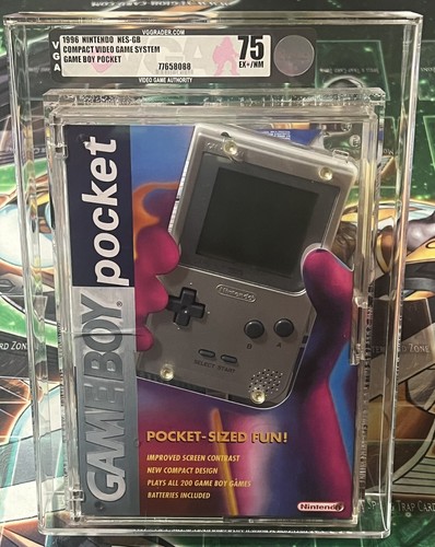 1996 Nintendo Game Boy Pocket Silver VGA 75 Gameboy 45496710675| eBay
