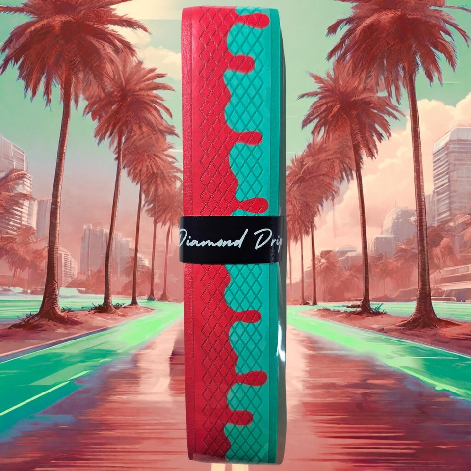 Diamond Drip Bat Grip Tape – 1.1mm Baseball & Softball Bat Wrap – Ice ...